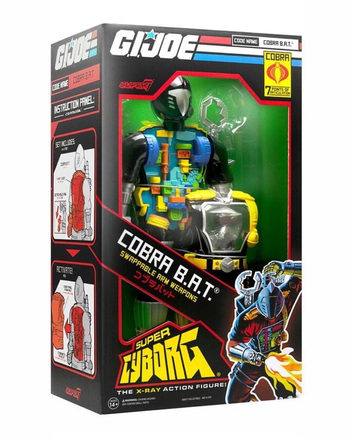 [PRE-ORDER AGOSTO 2021] SUPER 7 G.I JOE SUPER CYBORG COBRA B.A.T ...