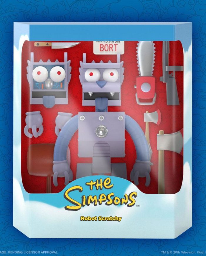 [DISPONIBLE] SUPER 7 LOS SIMPSON ULTIMATES ROBOT SCRATCHY - 18 CM ...