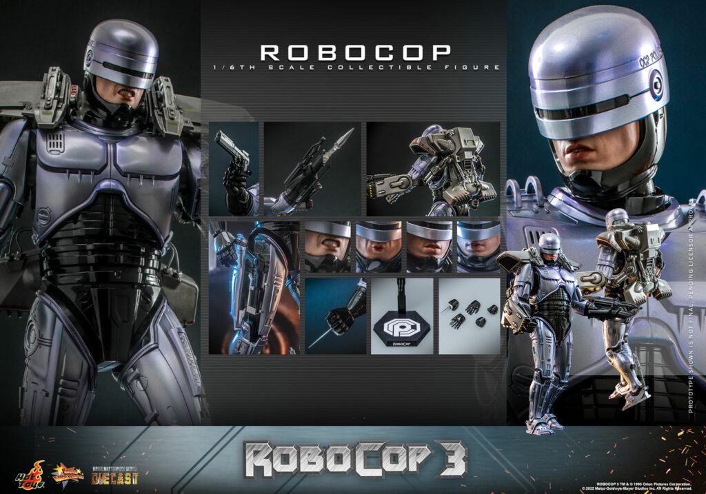 [PRE-ORDER MARZO 2024] HOT TOYS 1/6 DIECAST SERIES ROBOCOP 3: ROBOCOP ...